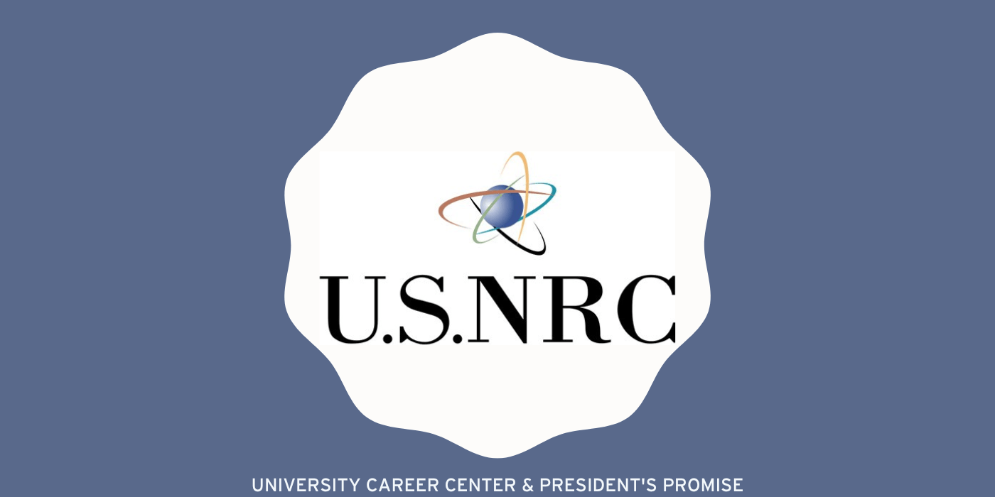 Nuclear Regulatory Commission (NRC) In-Person Hiring Event | University Career Center & The ...